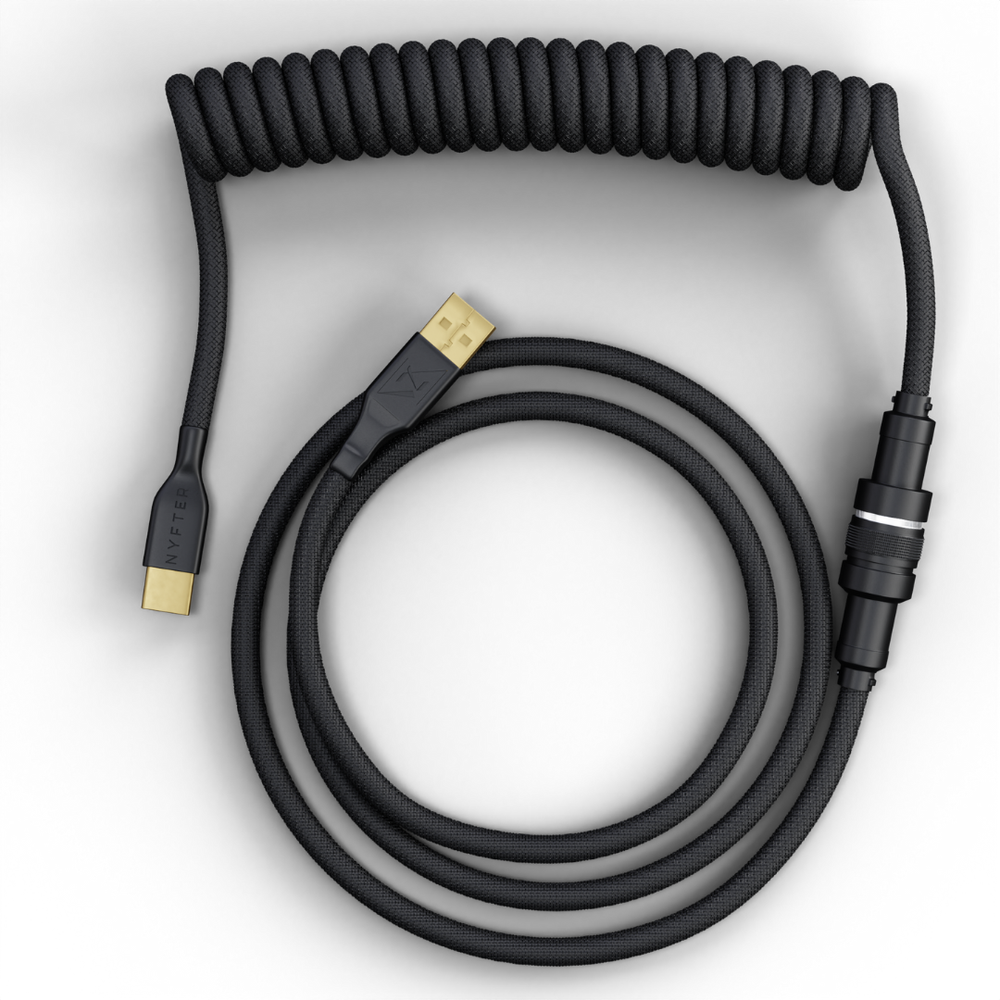 Coiled Cable mit Premium Ummantelung und Aviator Plug Nyfter®